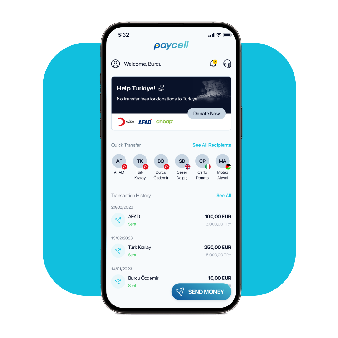 International Money Transfer Paycell